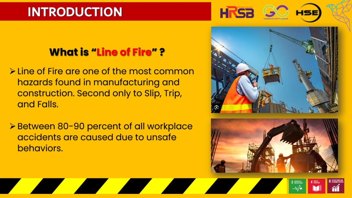 Line of Fire (Hazard) – HSE HRSB