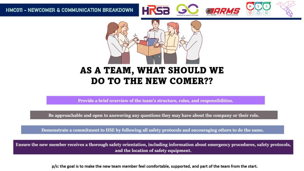 Newcomer & Communication – HSE HRSB